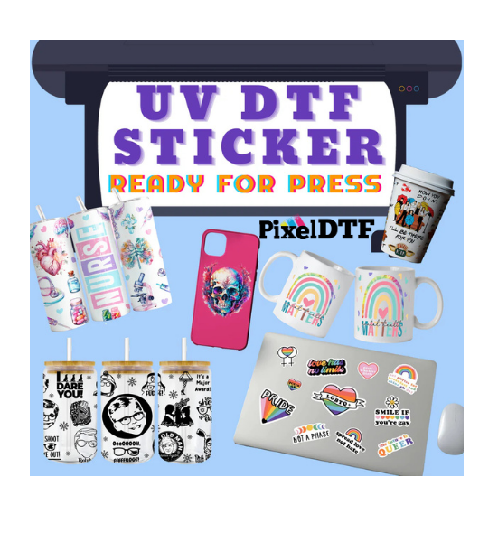 UV DTF Stickers – Pixel DTF: DTF Gang Sheet Same Day Shipping