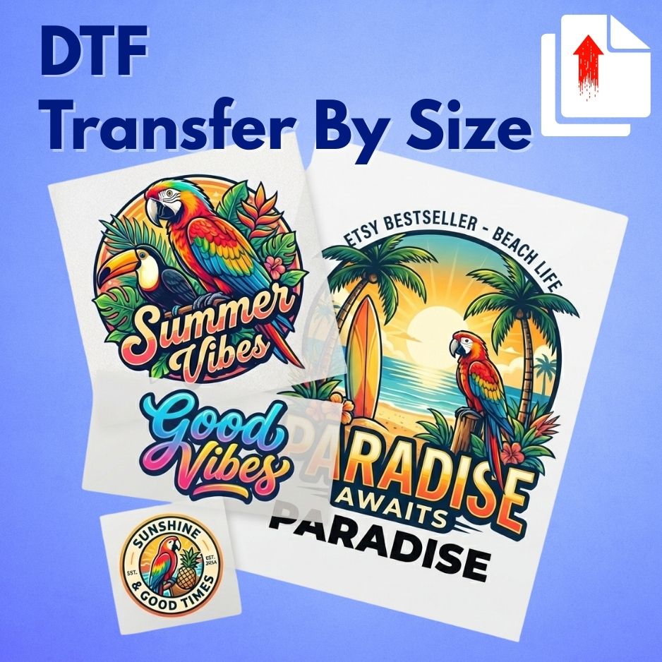 DTF Transfers by Size – Pixel DTF: DTF Gang Sheet Same Day Shipping